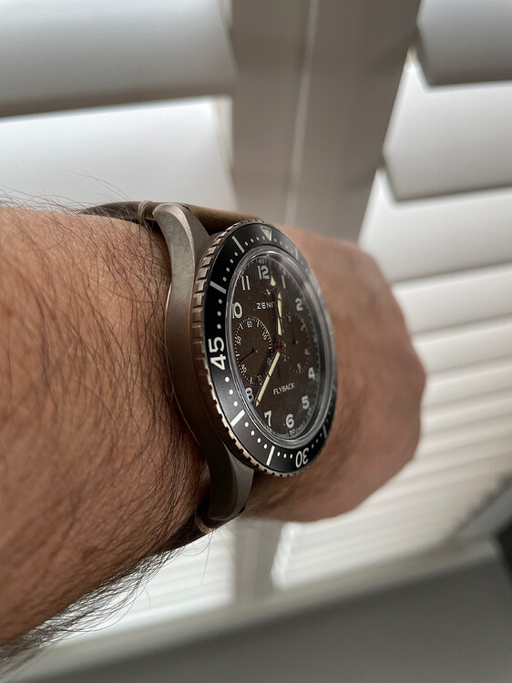 NA: Zenith Pilot Cronometro Tipo CP2 Flyback brons - Algemene ...