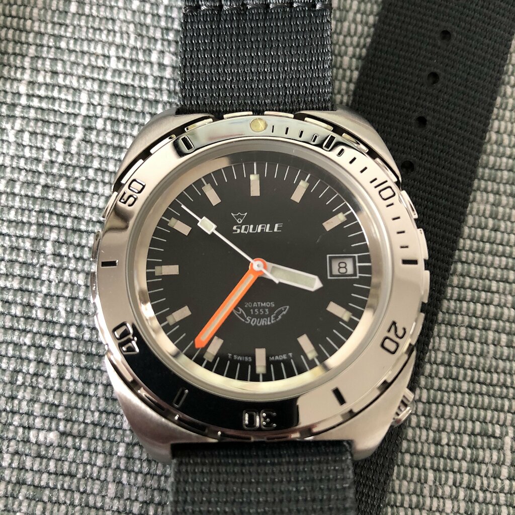 NA: Squale 1553-020 vintage Quartz diver - Algemene Horlogepraat ...