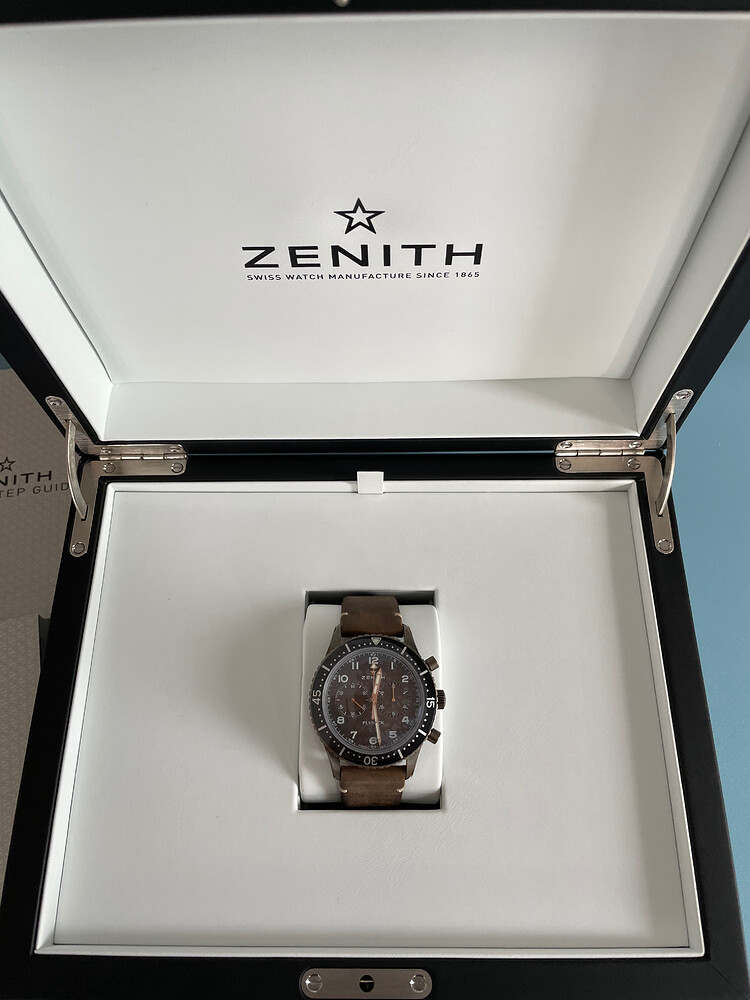 NA: Zenith Pilot Cronometro Tipo CP2 Flyback brons - Algemene ...