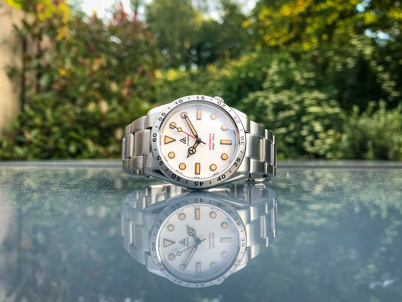 NA DaoMod: Seiko 5 Explorer II Polar - espresso patina - R.I.P. (post ...